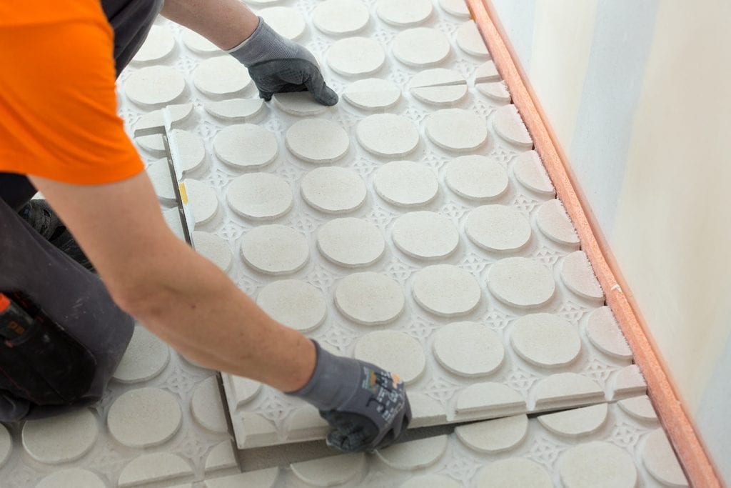 Lage opbouw vloerverwarming | 20mm | 25kg per m2 | Variokomp