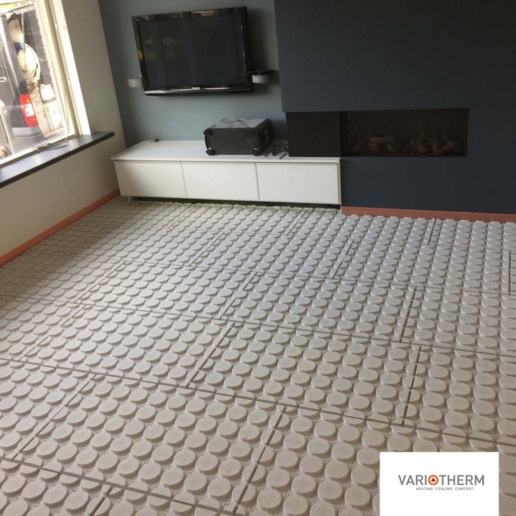 Woningrenovatie met droogbouw vloerverwarming - Variotherm
