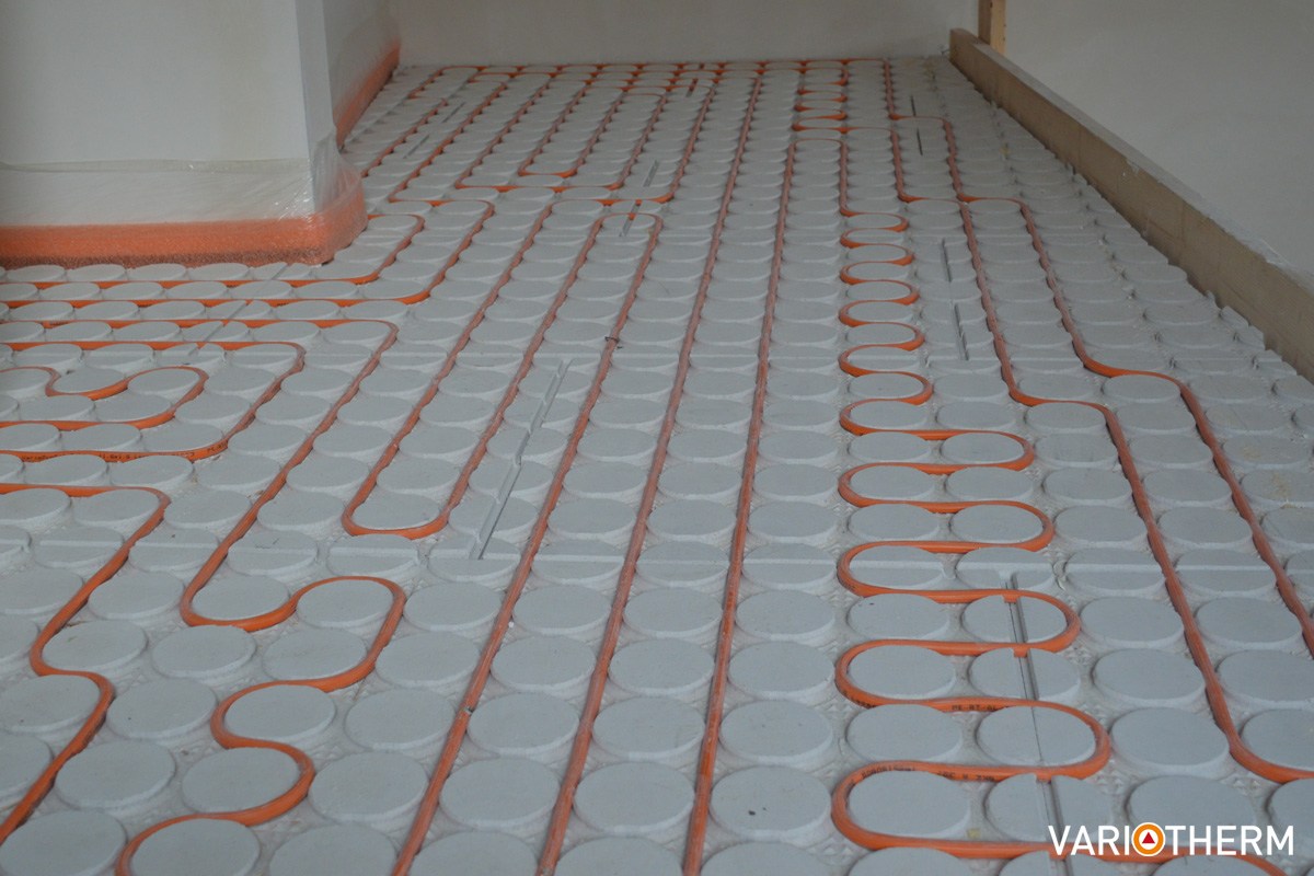 Droogbouw vloerverwarming in grachtenpand | Op houten vloerconstructie