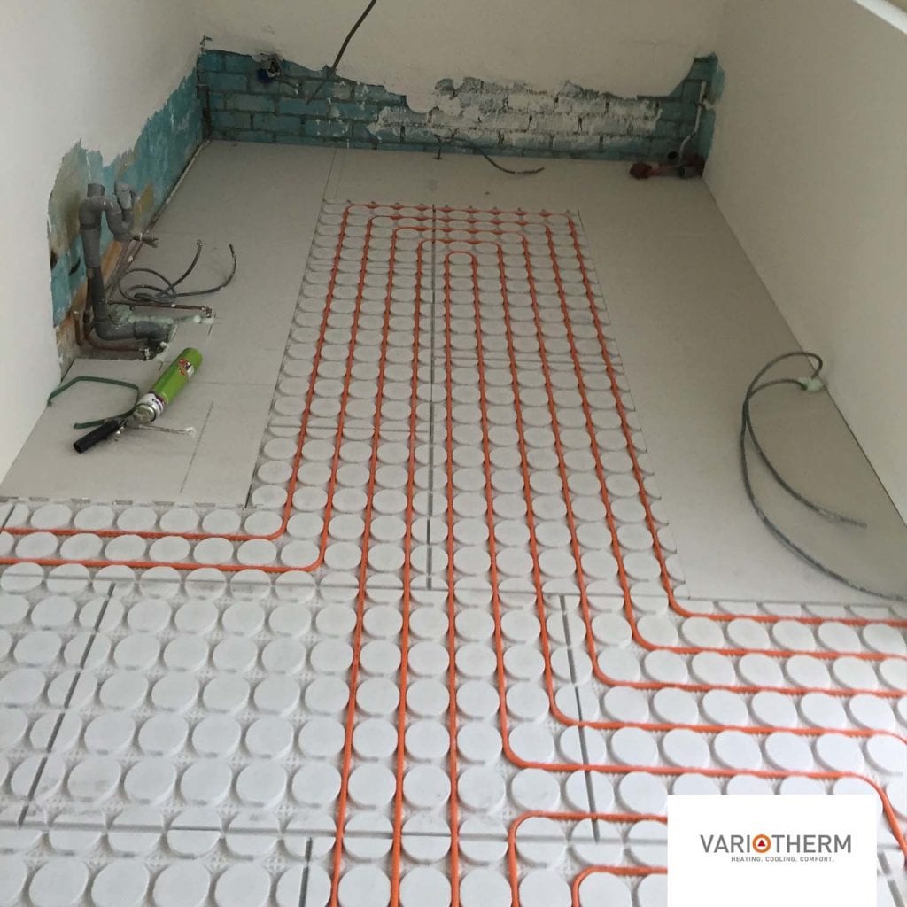 Woningrenovatie met droogbouw vloerverwarming - Variotherm